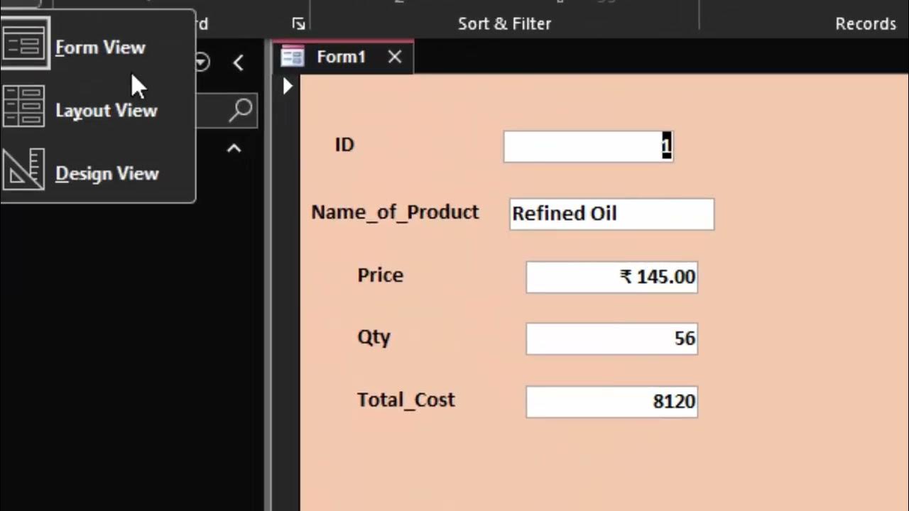 How to create a software and Print a single report in ms Access in hindi@COMPUTEREXCELSOLUTION ...
