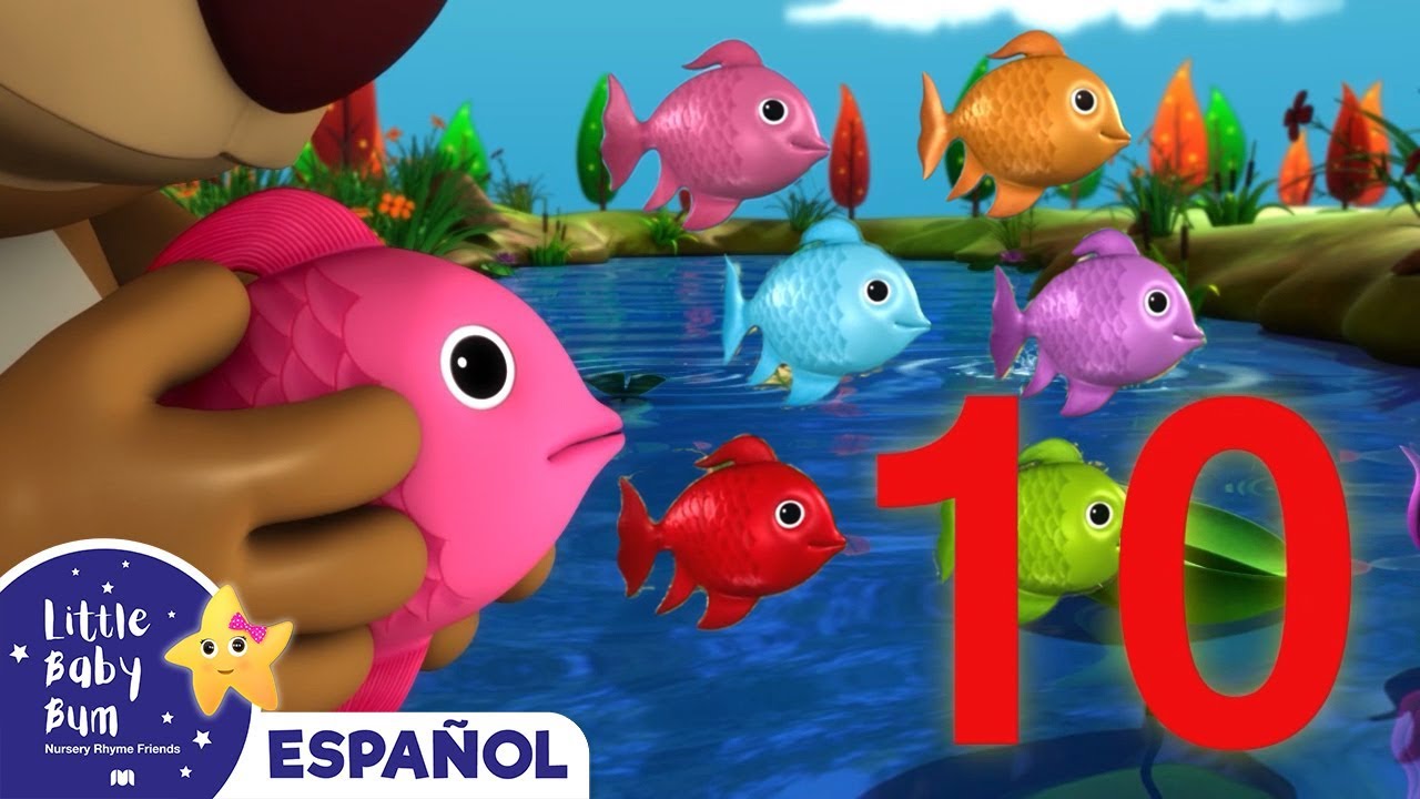 Contar Diez Pecesitos | +Más Canciones Infantiles | Dibujos Animados ...