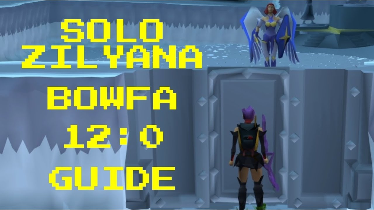OSRS Commander Zilyana Solo Guide Bowfa 12:0. 20+ Kill Trips (Sara) GWD ...