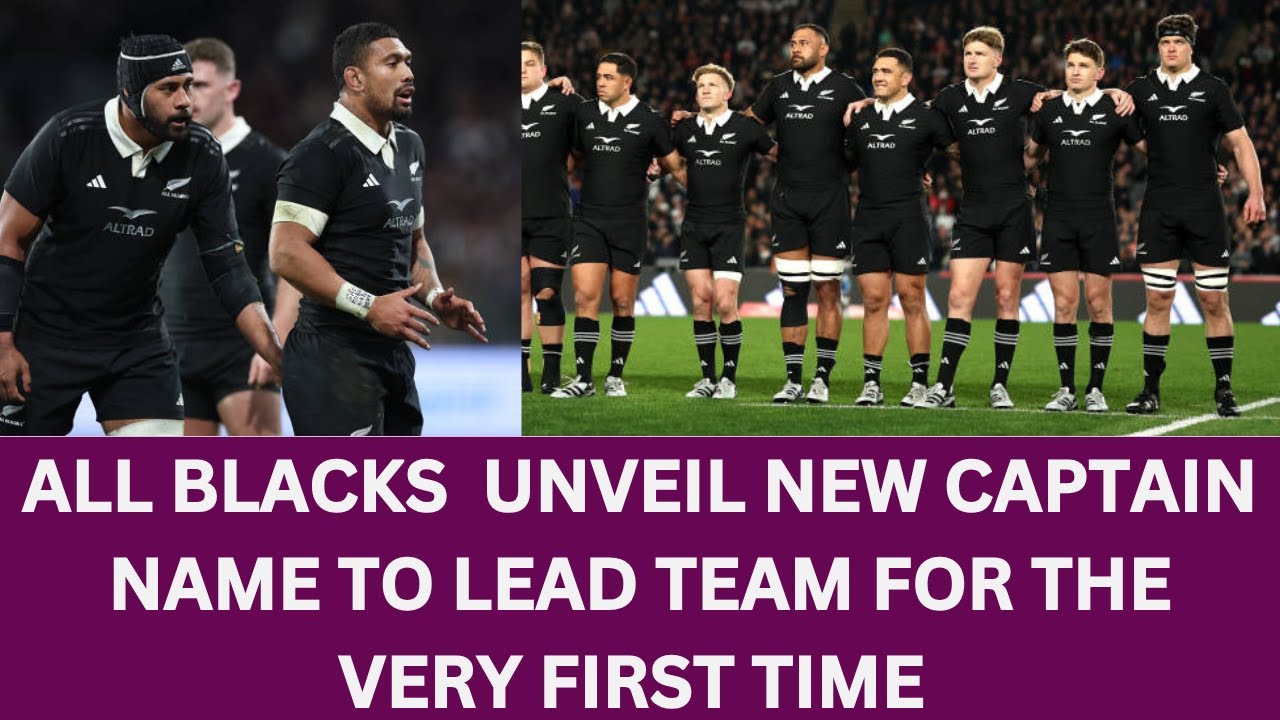 All Blacks Get New Captain to Lead the NZ Rugby Team - YouTube