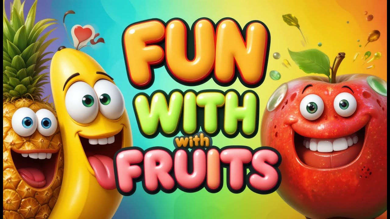 🍉Learn Fruits Names! KIDS Songs & Nursery rhymes - YouTube