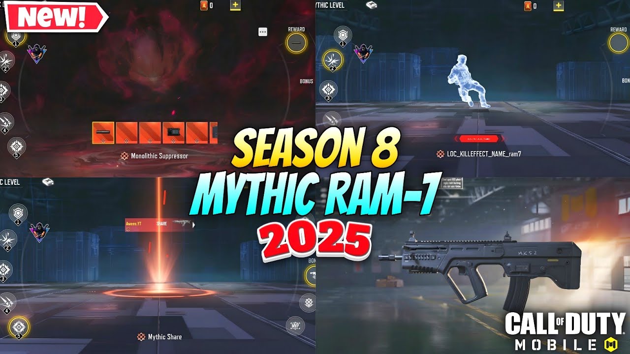 *NEW* Season 8 Upcoming Mythic RAM-7 Leaks 2025 | S8 All Legendary ...