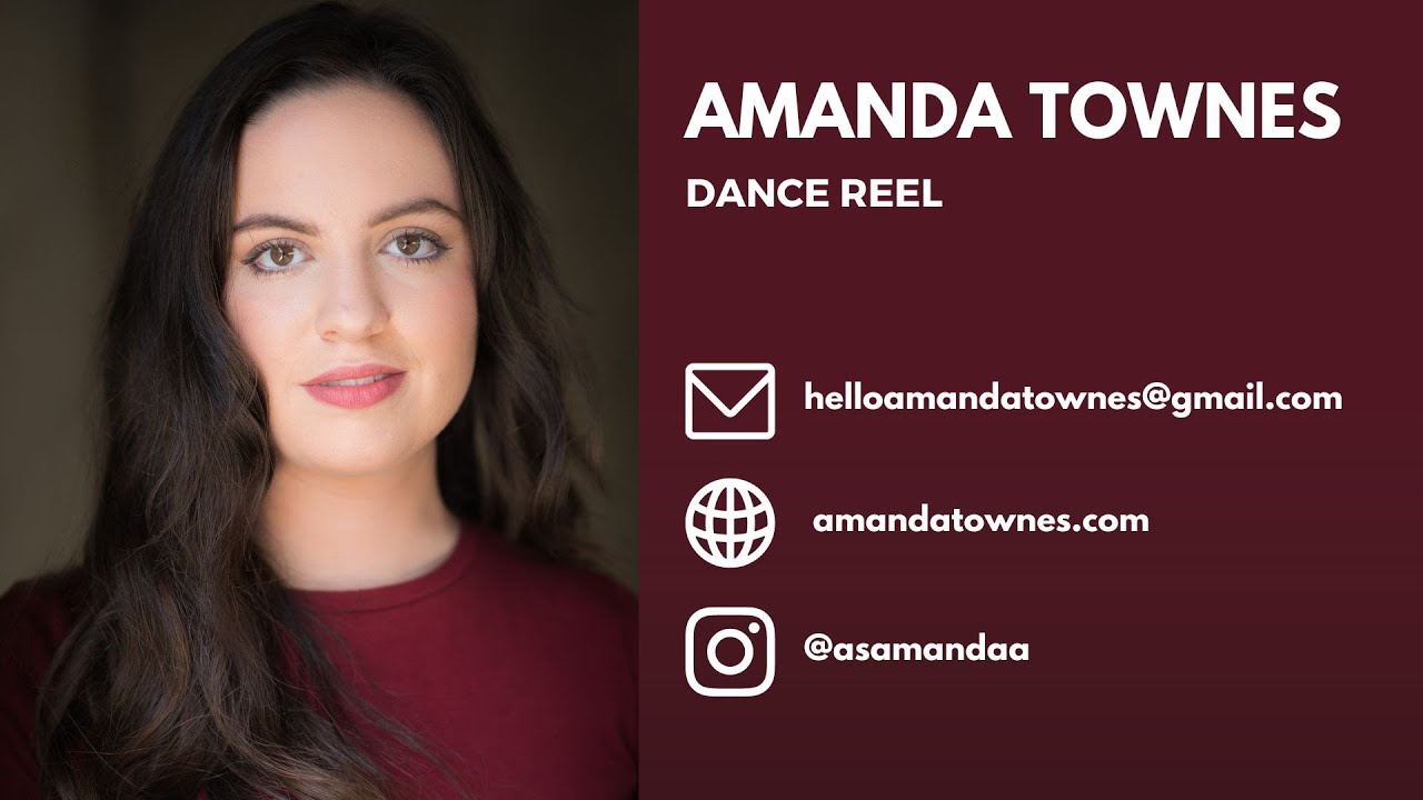 Amanda Townes Dance Reel - YouTube