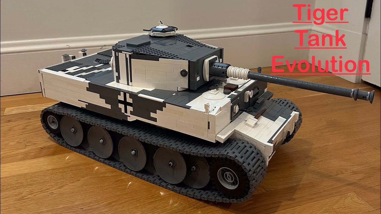Evolution of My Lego RC Tanks (Tiger 1 edition) - YouTube