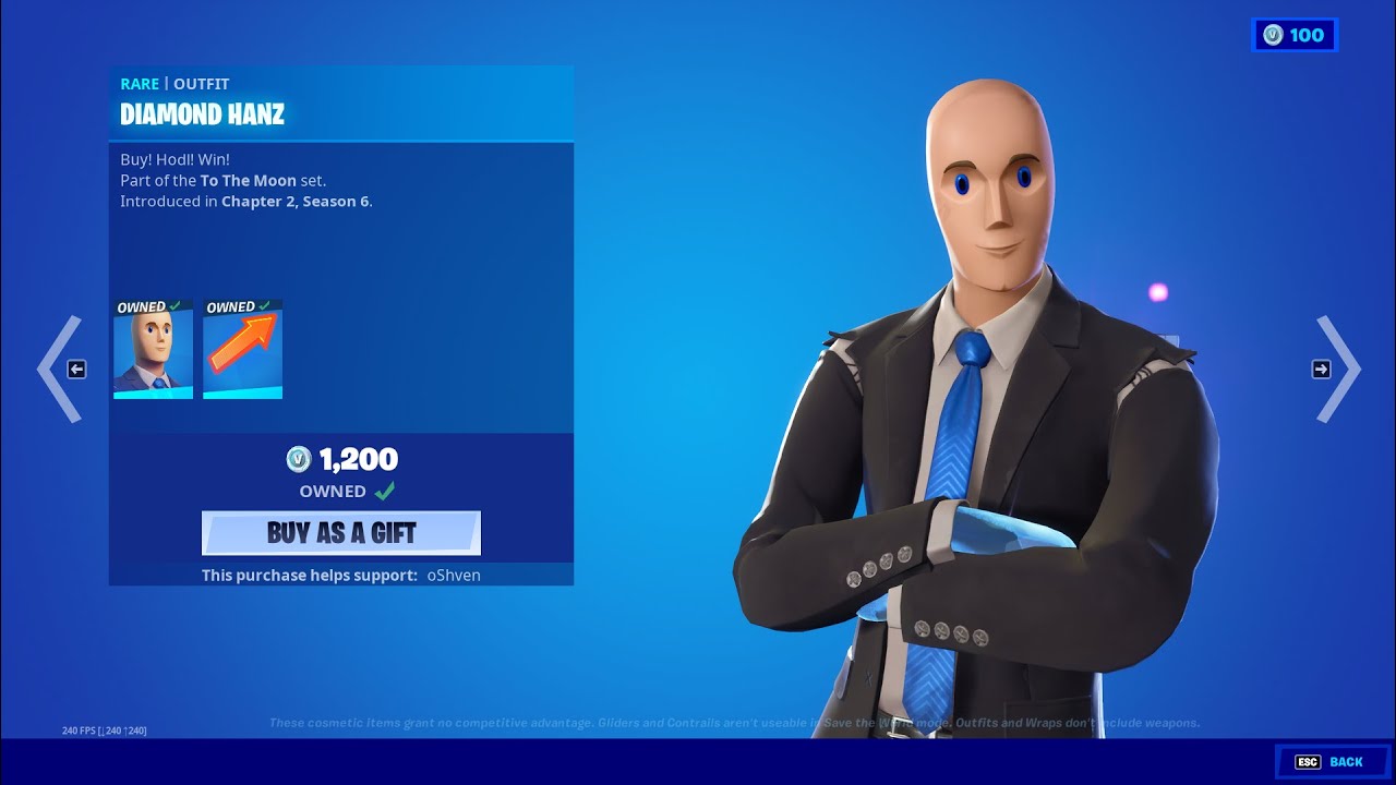 DIAMOND HANZ SKIN! - Fortnite Item Shop LIVE! (Fortnite Season 7) - YouTube