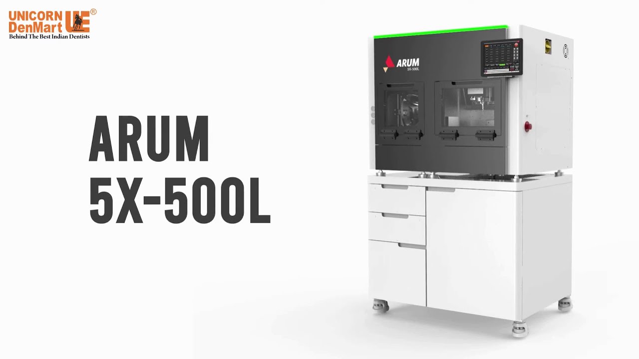 Arum 5x-500 L: Elevate Your Dental Lab to a 24-Hour Smart Factory - YouTube