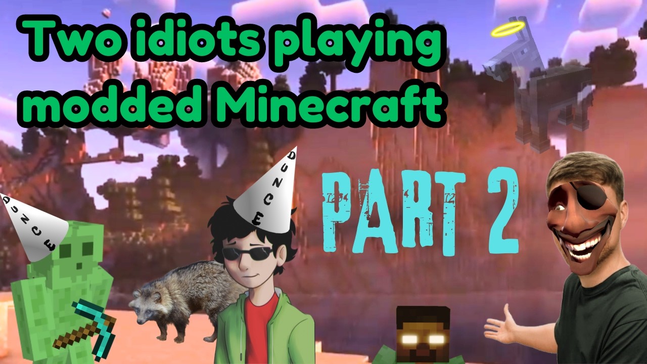 Two idiots playing Modded minecraft part 2 - YouTube