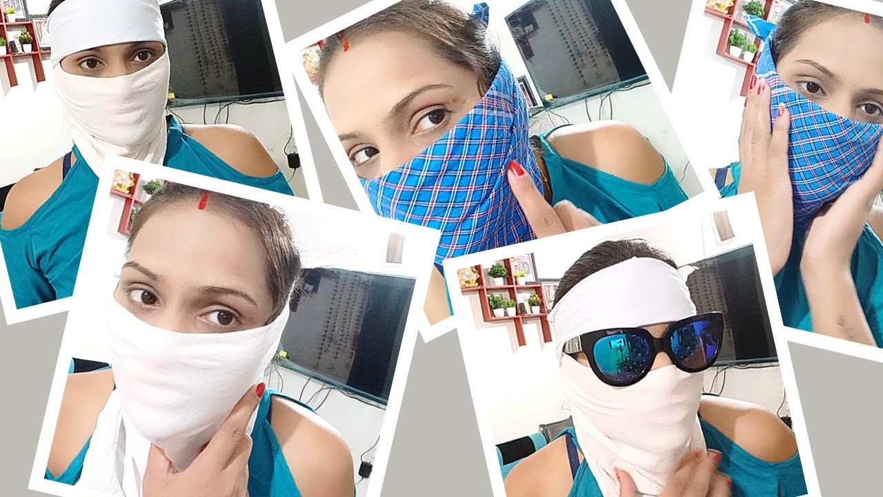 गर्मी में अपने चेहरे को Cover कैसे करे (Hanky Face Cover) Hanky Full ...