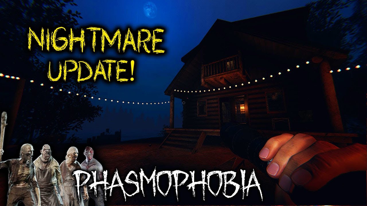 NEW Haunted Maple Lodge Campsite \ Nightmare Update (Phasmophobia: Coop ...
