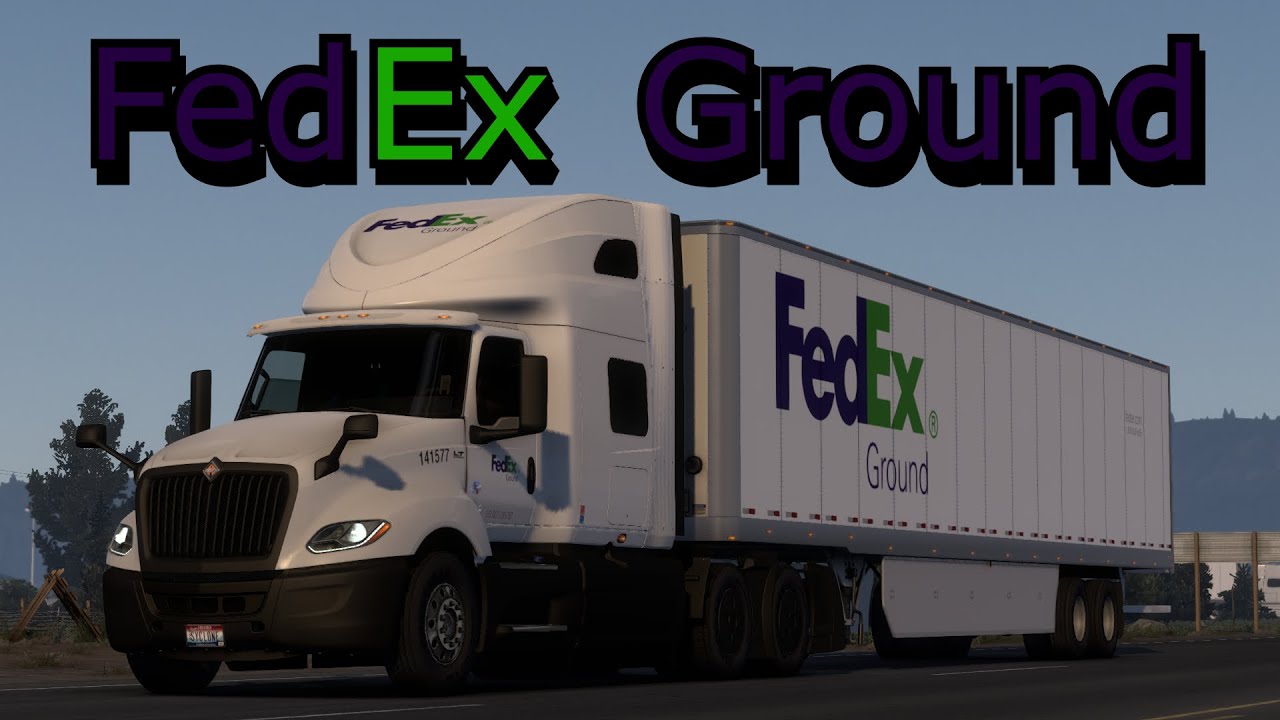 Driving for FedEx | ATS Gameplay - YouTube