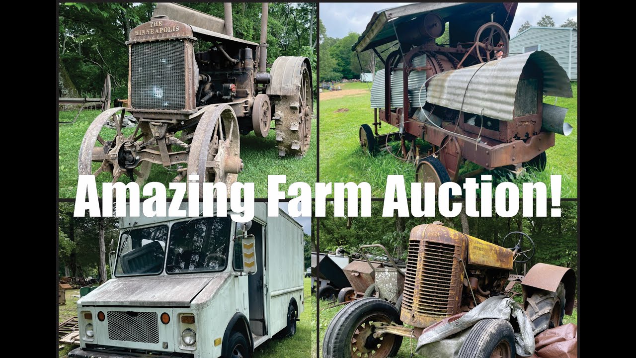Farm auction! Tractors, trucks, and tons of agriculture equipment ...