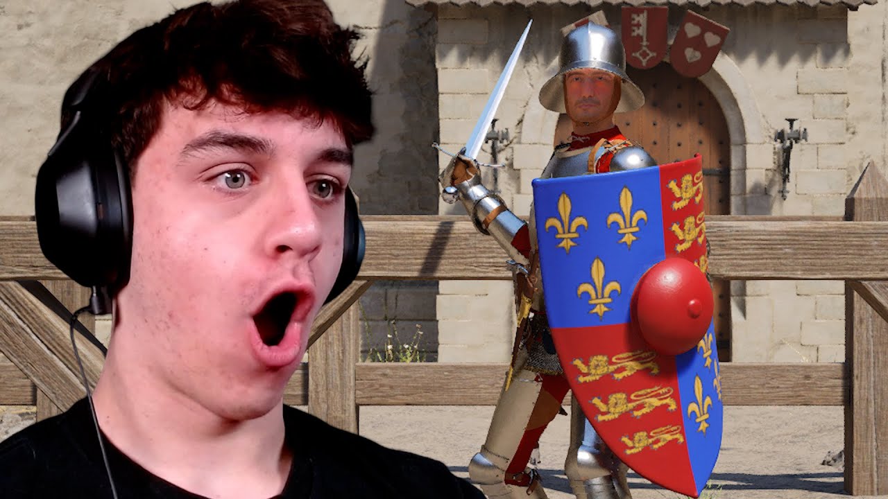 I Became A Knight In This Video Game (Half Sword Challenge) - YouTube