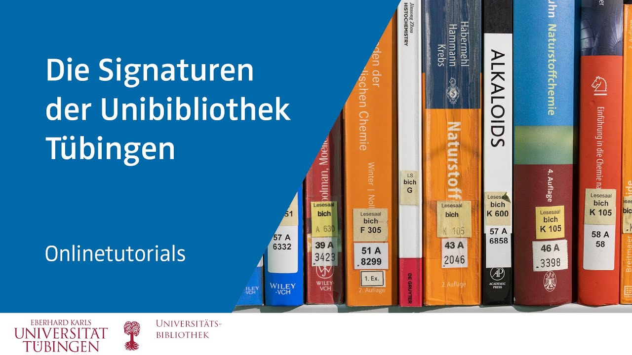 Signaturen: Wo finde ich welches Buch? - YouTube