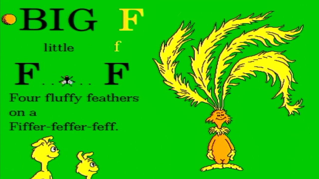 Dr. Seuss's ABC (1995) Living Books | Read And Play, F to J - YouTube