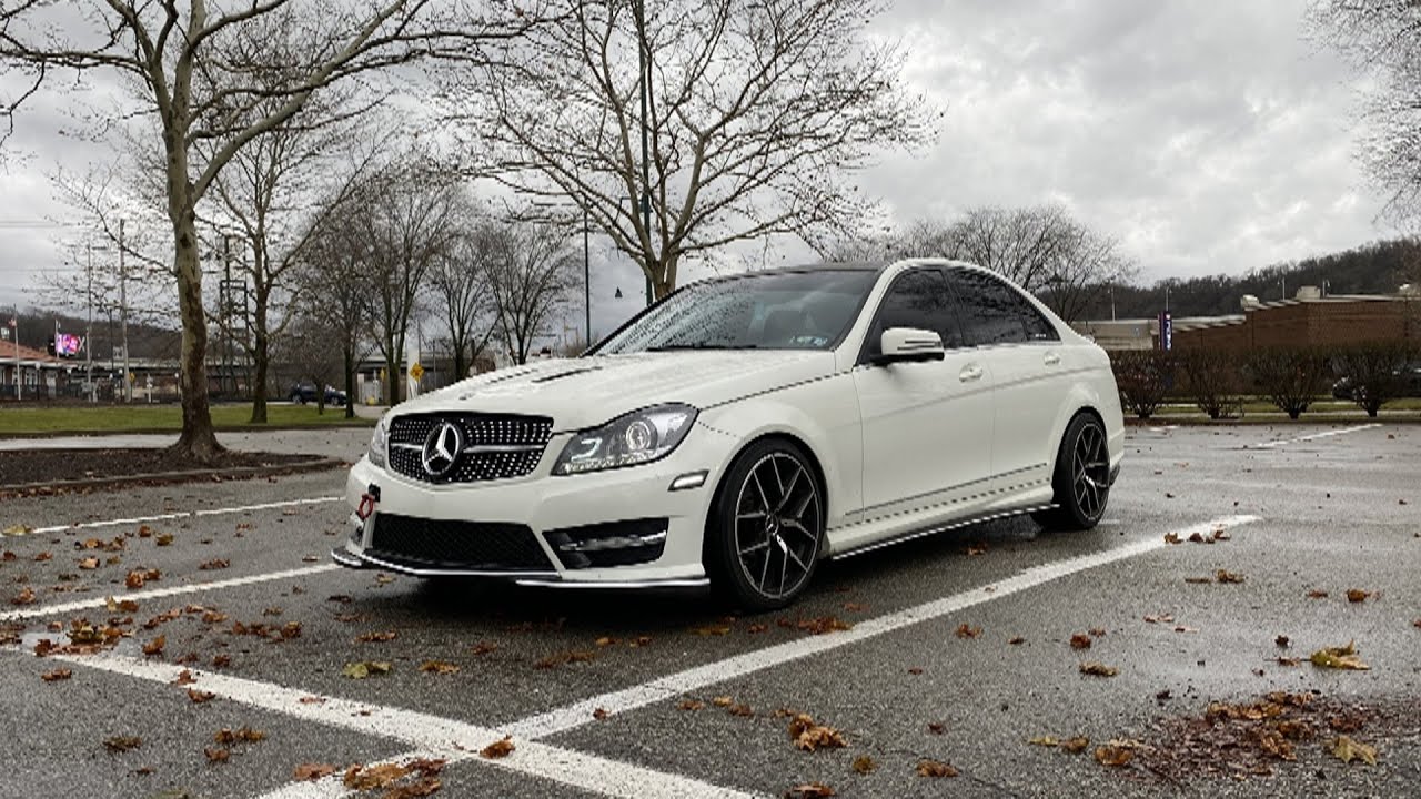 Tuned And Straight Piped Mercedes C300 W204 Pops And Bangs Youtube