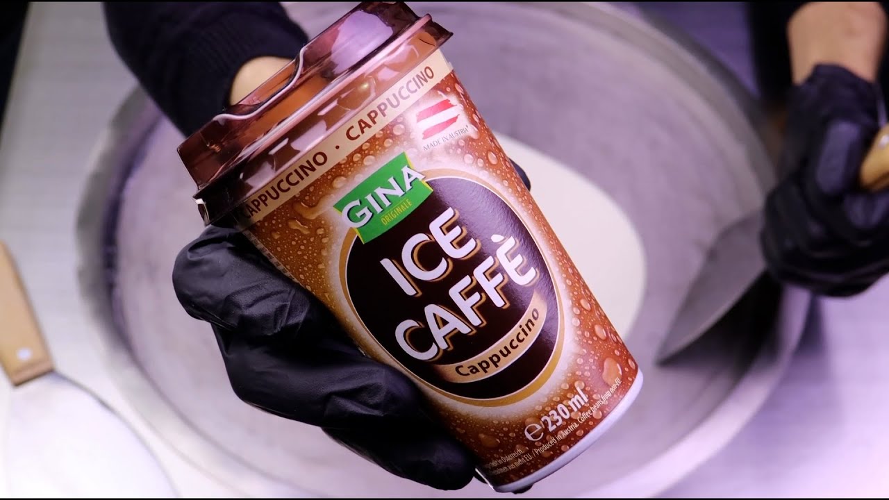 ICE CAFFE GINA 2022 - How to make an Ice Cream roll -ICE CAFFE- with ...