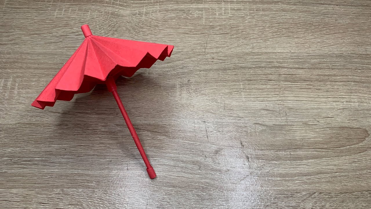 DIY Origami Umbrella | How to Make Paper Umbrella - YouTube