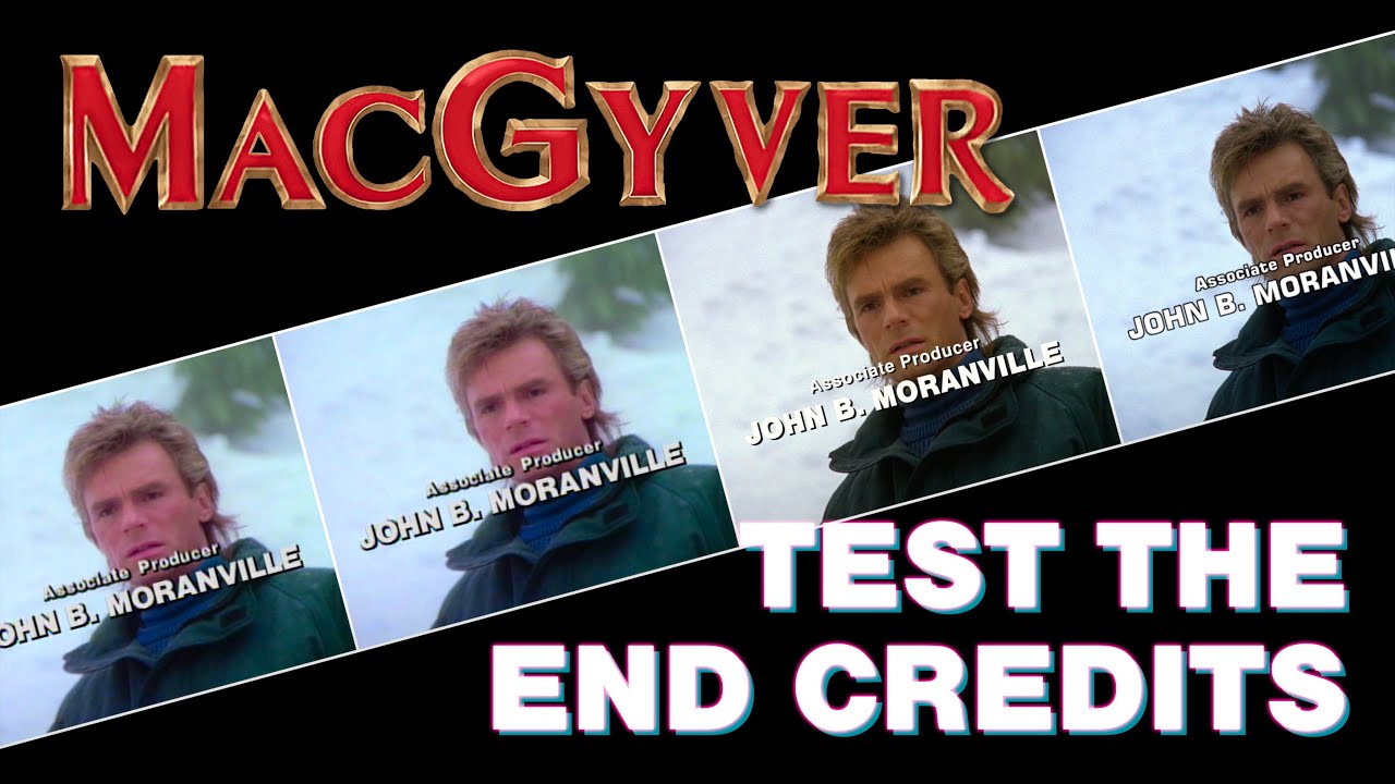 MacGyver・End Credits Comparison・DVD・Blu-Ray - YouTube