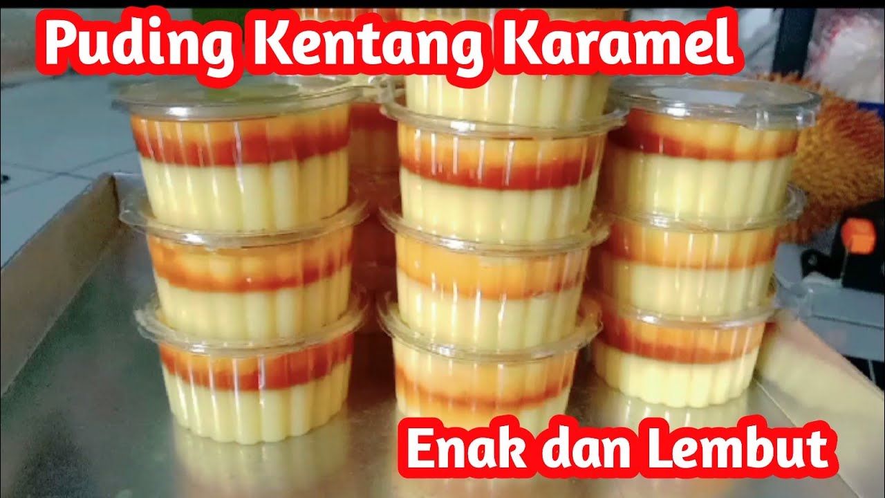 Resep Puding Kentang Karamel - YouTube