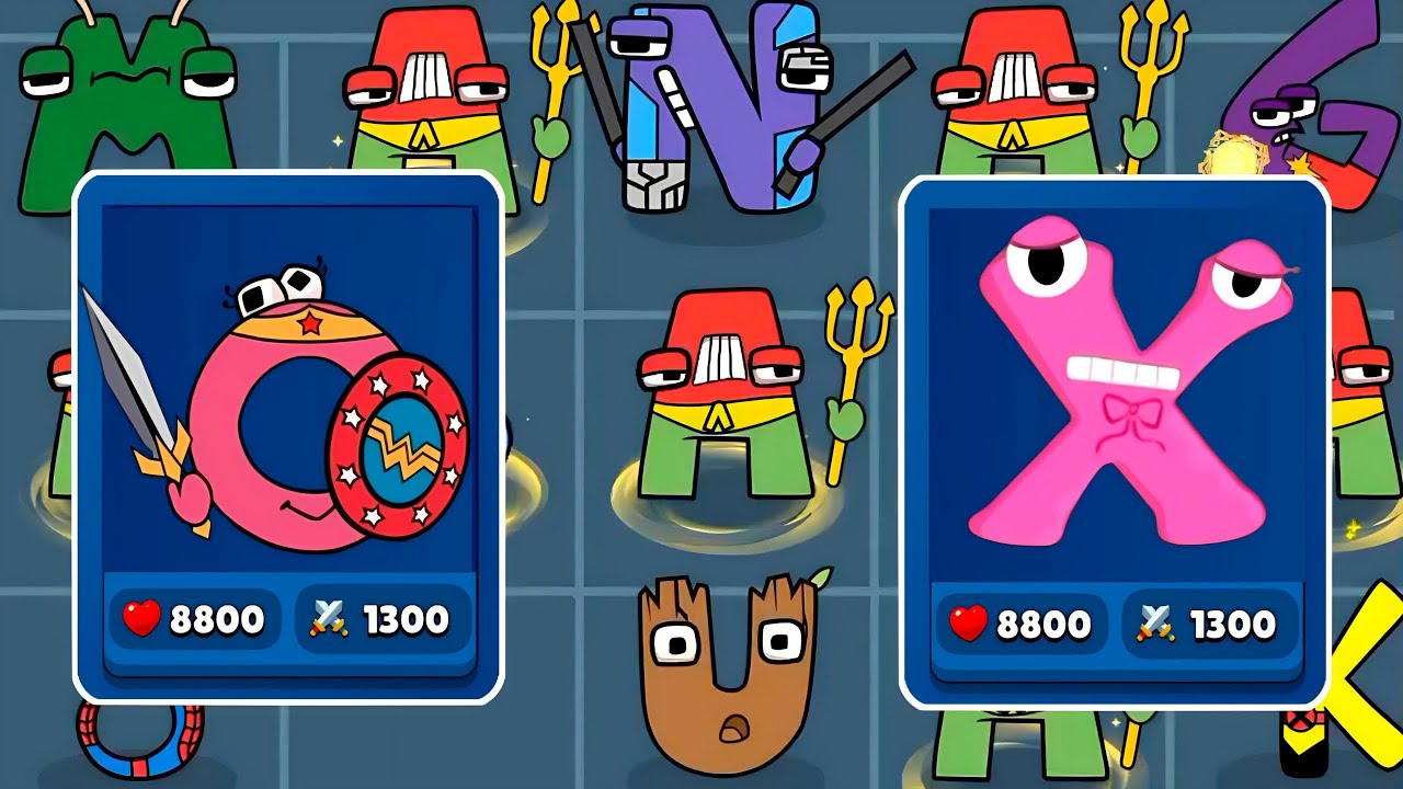 Merge Alphabet 2D Fusion Fight + Merge Alphabet Lore Master - Merge ...