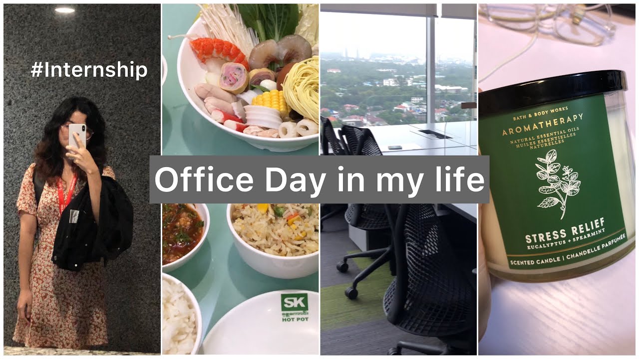 Office day in my life | Internship | Work | Foods - YouTube