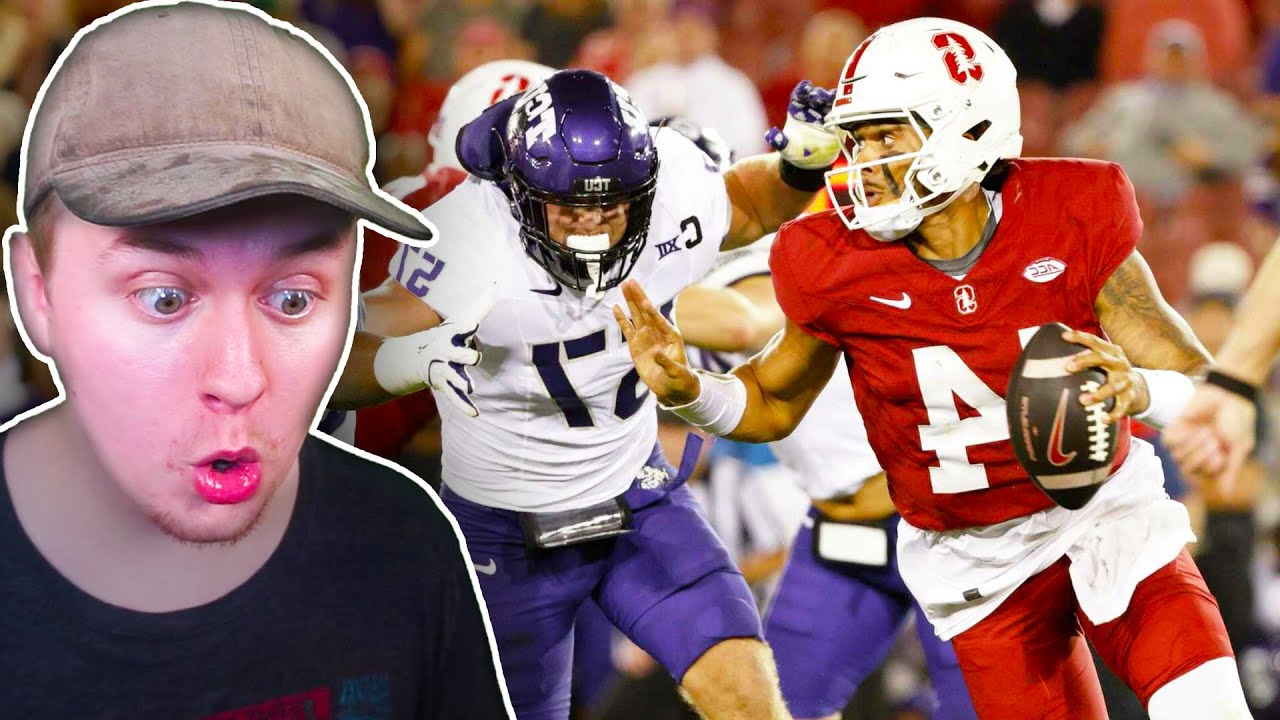 Richard Reacts to TCU Horned Frogs vs. Stanford Cardinal Game ...