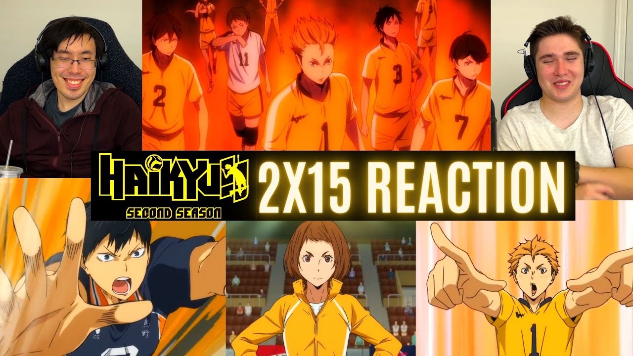 *Haikyuu 2x15* FIGHTING THE PARTY TEAM! (First Time Watching) Sports ...