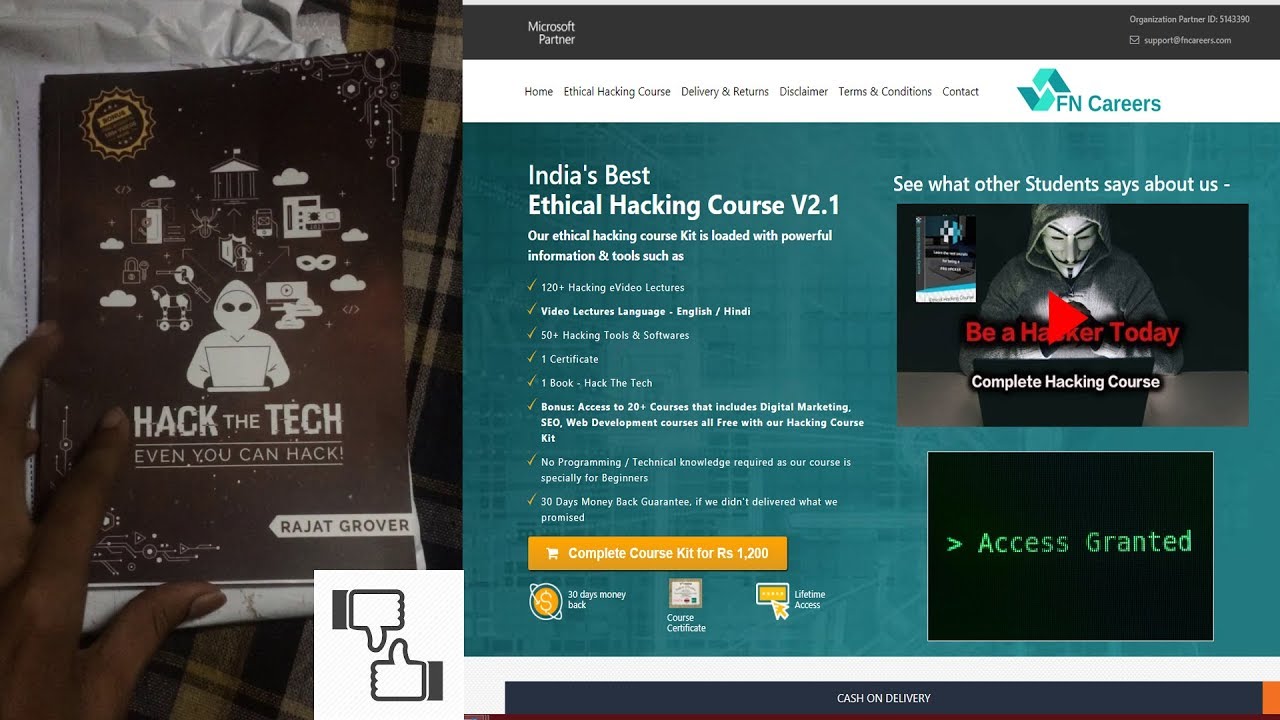 FN Careers hacking Book UNboxing | The Tech Hacking Book | UNboxing ...