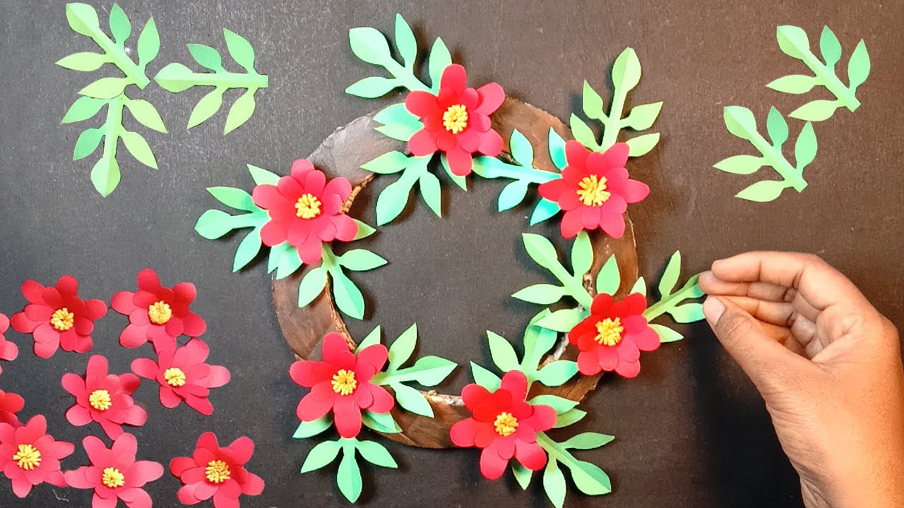 DIY SIMPLE HOME DECOR WALL DECORATION HANGING viral video youtube ...
