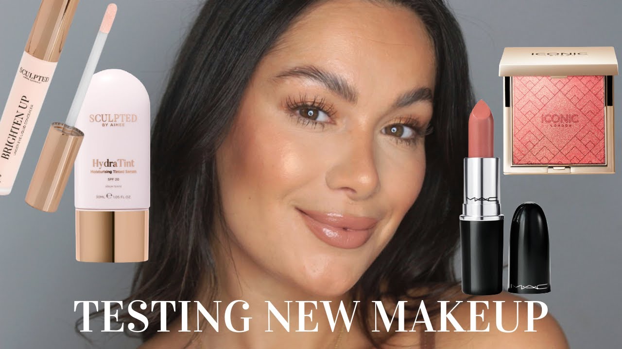 TESTING NEW MAKEUP FROM ICONIC, SCULPTED BY AIMEE, MAC & MORE! - YouTube