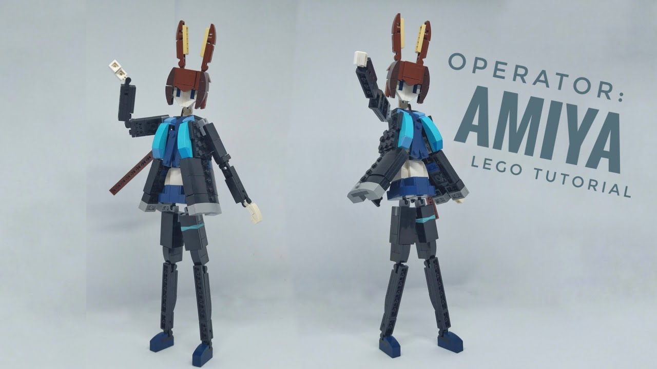 LEGO Amiya from arknights tutorial || build your waifu ep.2 - YouTube
