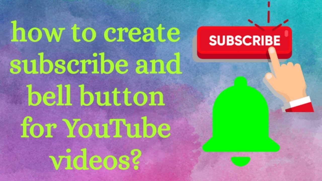 How To Create Like & Subscribe Button For YouTube Videos / Pir Khan Pro ...