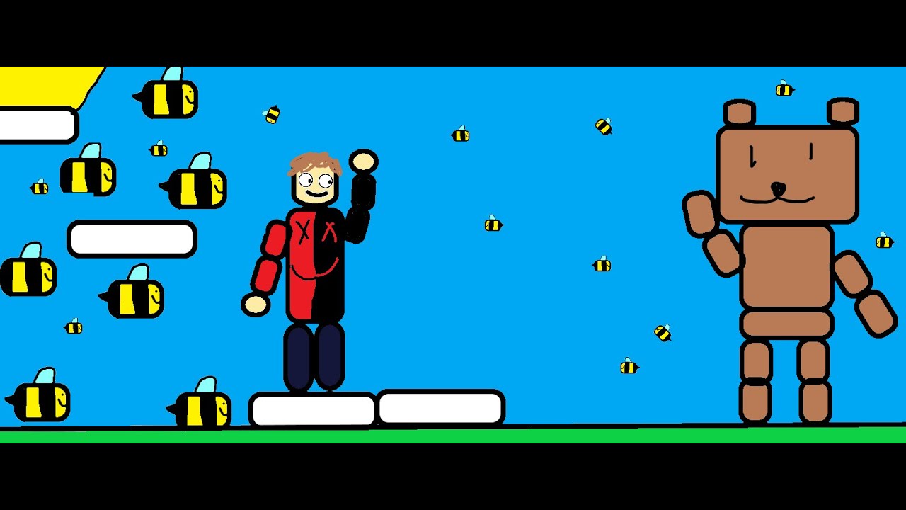 playing bee sim - YouTube