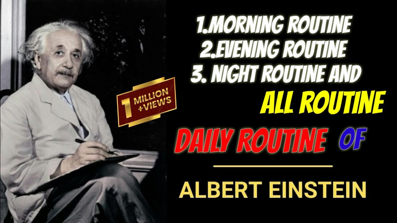 Albert Einstein daily routine || how much did Albert Einstein sleep | # ...
