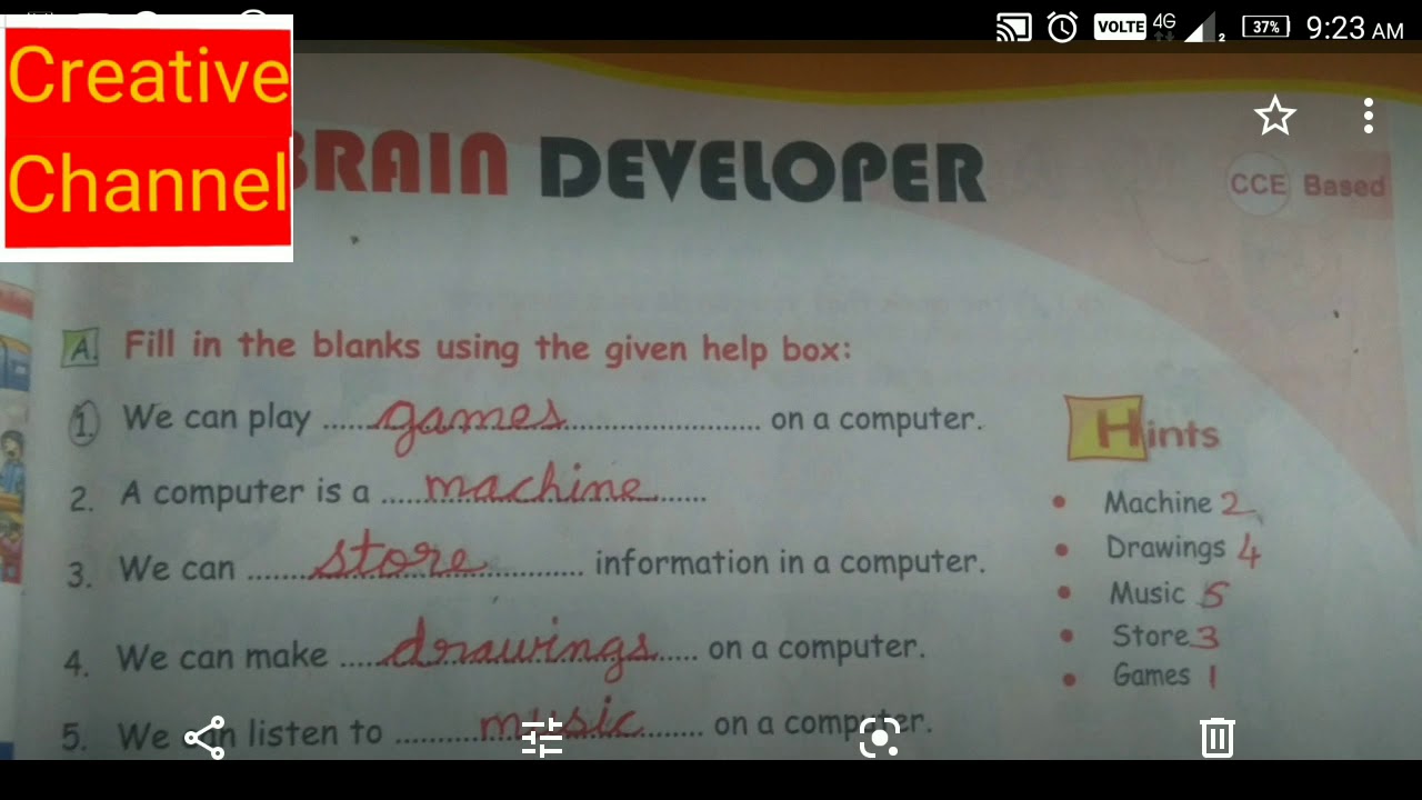 Uses of a computer for class 1 - YouTube