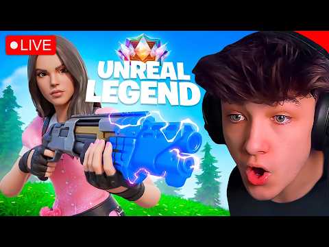 🔴LIVE! - Grinding *NEW* UNREAL LEGEND RANK! (Fortnite)
