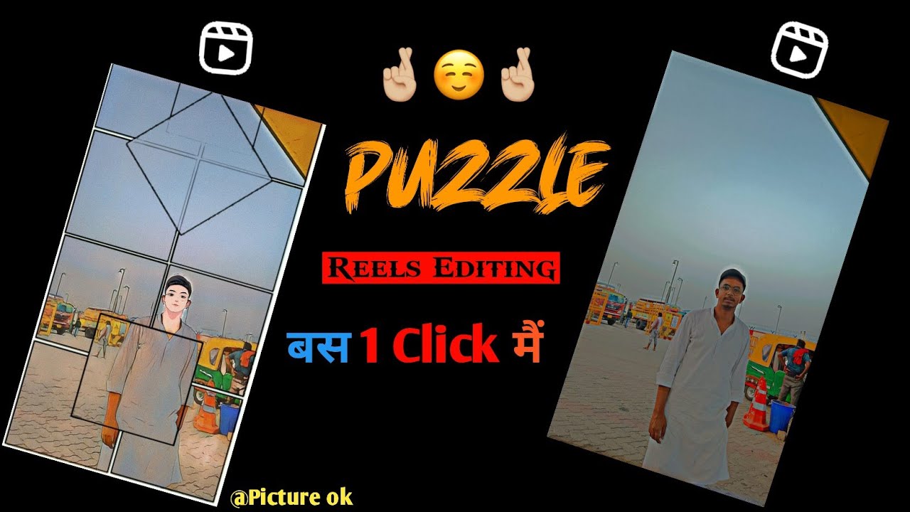 New Puzzle Reels Video Editing | Instagram Trending Reels Video Editing ...