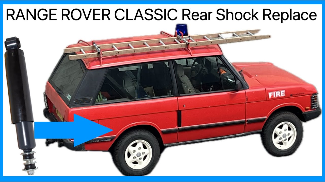 Range Rover Classic Rear Shock Absorber Replacement - YouTube