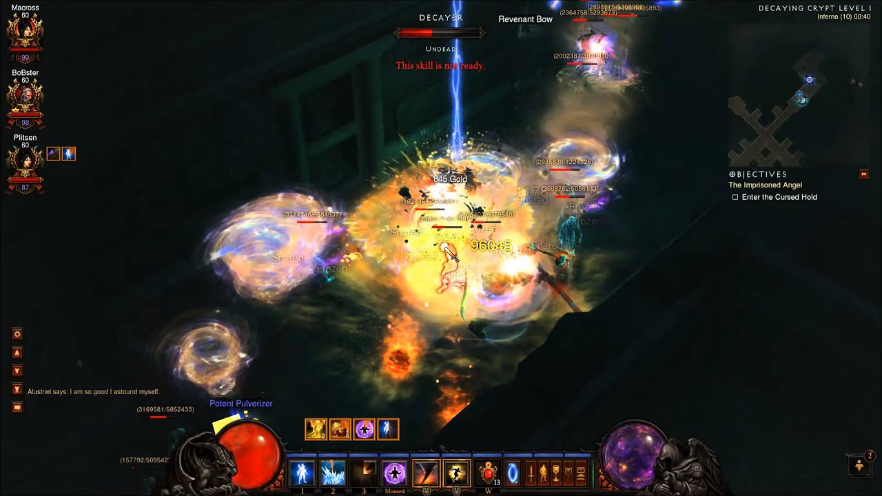 Diablo III : Level 100 Paragon Wizard. - YouTube