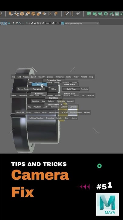 How to FIX Your Broken Camera in Maya (In Seconds!) | Must-Know Trick #shorts #mayatutorial ...