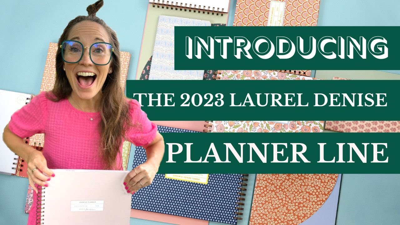 Introducing the 2023 Laurel Denise Planner Line! (Vertical & Horizontal ...