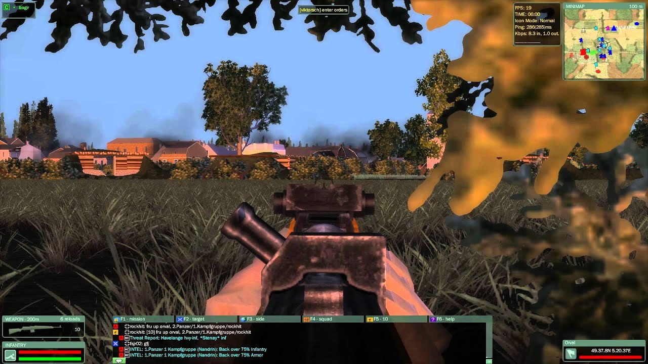 WWII OnLine. BattleGround Europe [184]. Axis side. - YouTube