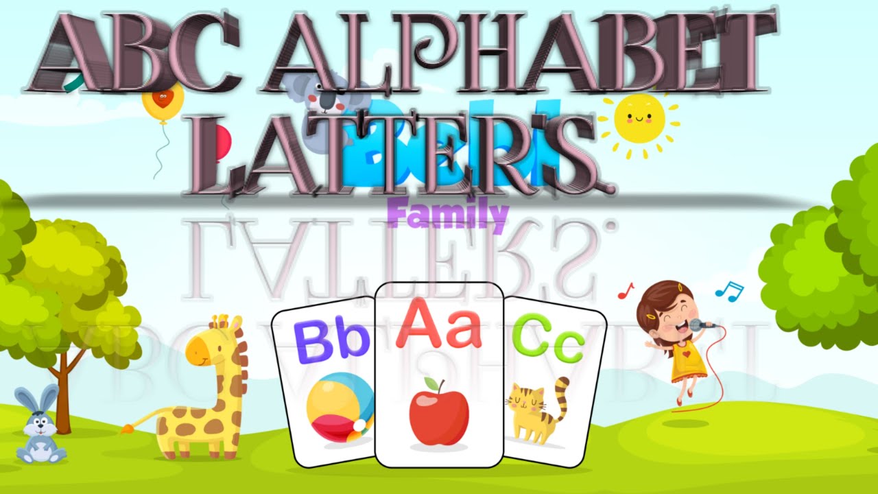 Learn abc song/learn abc songs with 3d colours. - YouTube