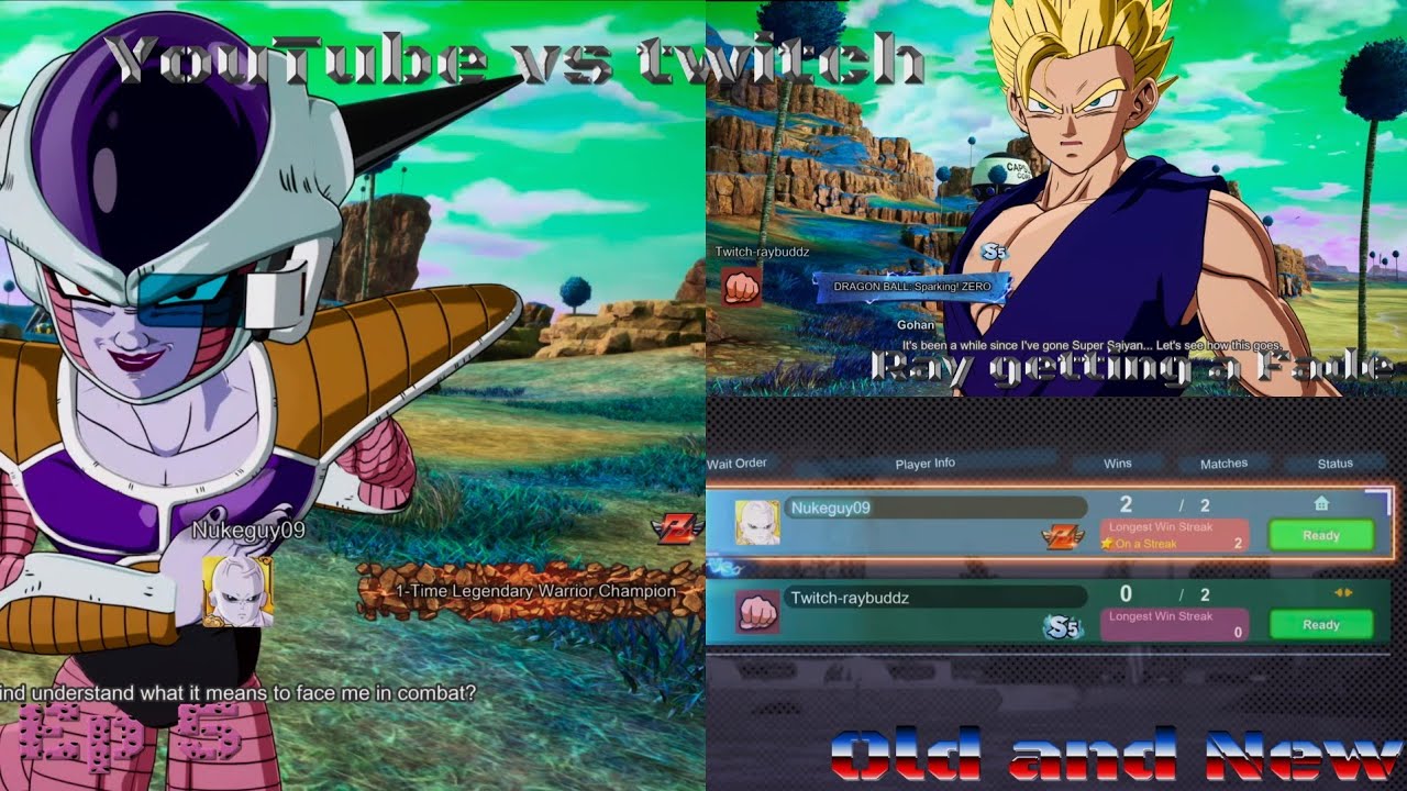 Dragon ball Sparking zero old and new ep 5 Ray getting a fade? - YouTube