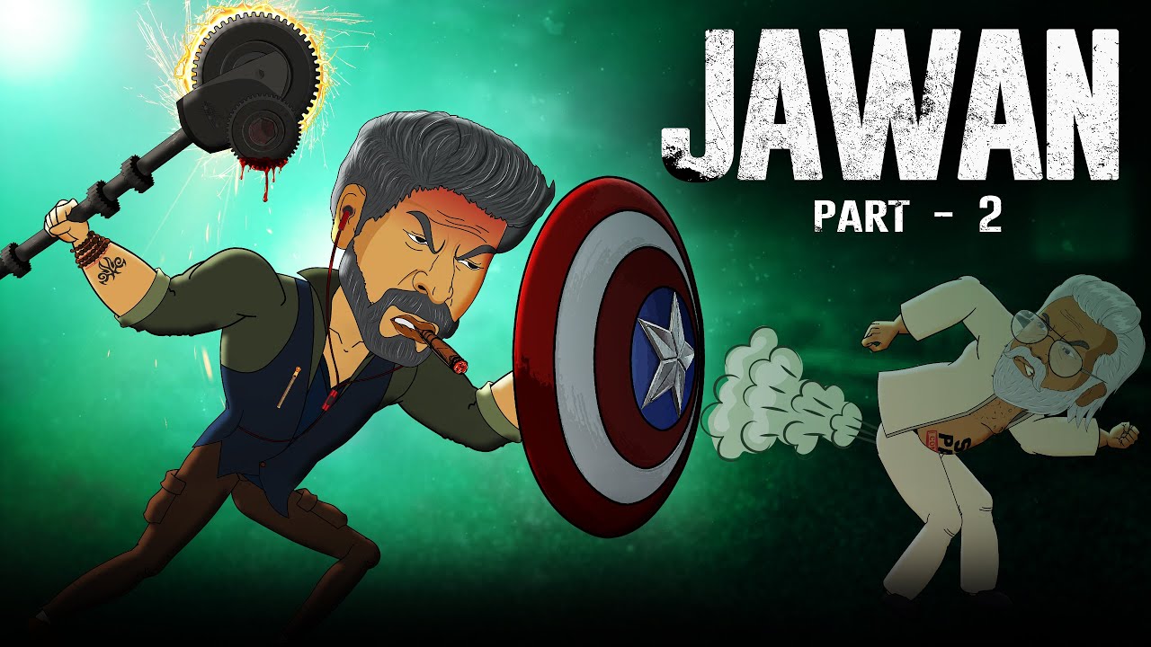 JAWAN Ek Bollywood Ka Rakhwala || PART - 2 || Animated Spoof || Cartoon ...