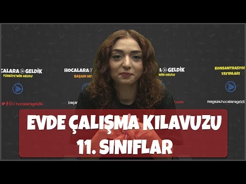 Evde Çalışma Kılavuzu 11. Sınıflar