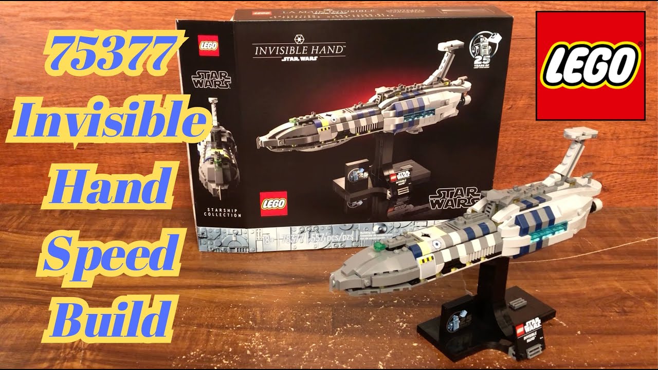 LEGO Star Wars 75377 Invisible Hand General Grievous' Ship Time-lapse ...