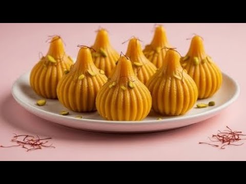 Kesar Modak Easy Recipe| Ganeshji Bhog Recipes| #foodiepunjabirasoi ...