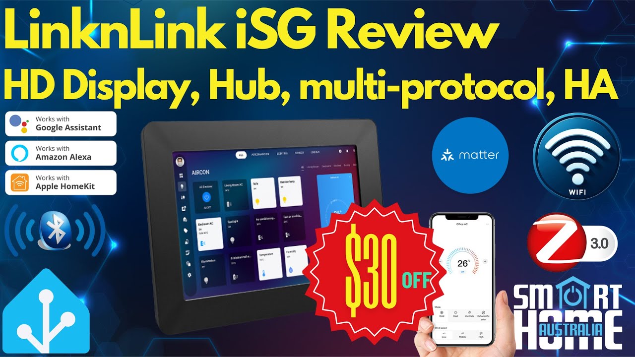 LinknLink iSG - Two Platforms in One Display - YouTube