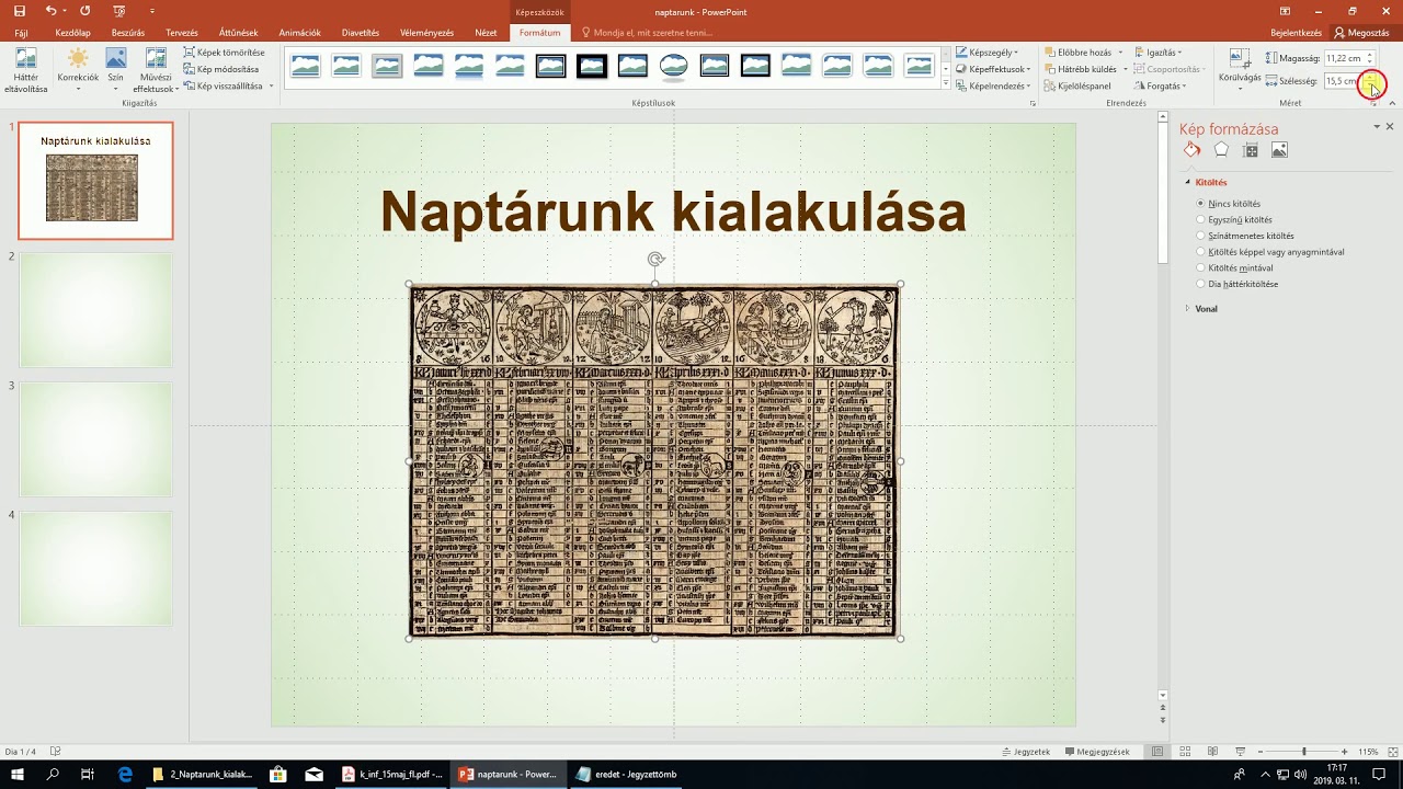 Informatika érettségi középszint 2015 május prezentációkészítés - YouTube